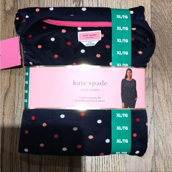 kate spade | Intimates & Sleepwear | Kate Spade Pajama Set Nwt Polka ...
